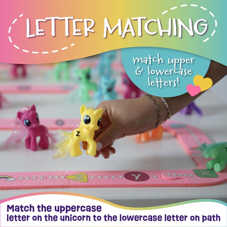 AlphaTracks Unicorns Uppercase Lowercase Alphabet Matching Game for AB ...