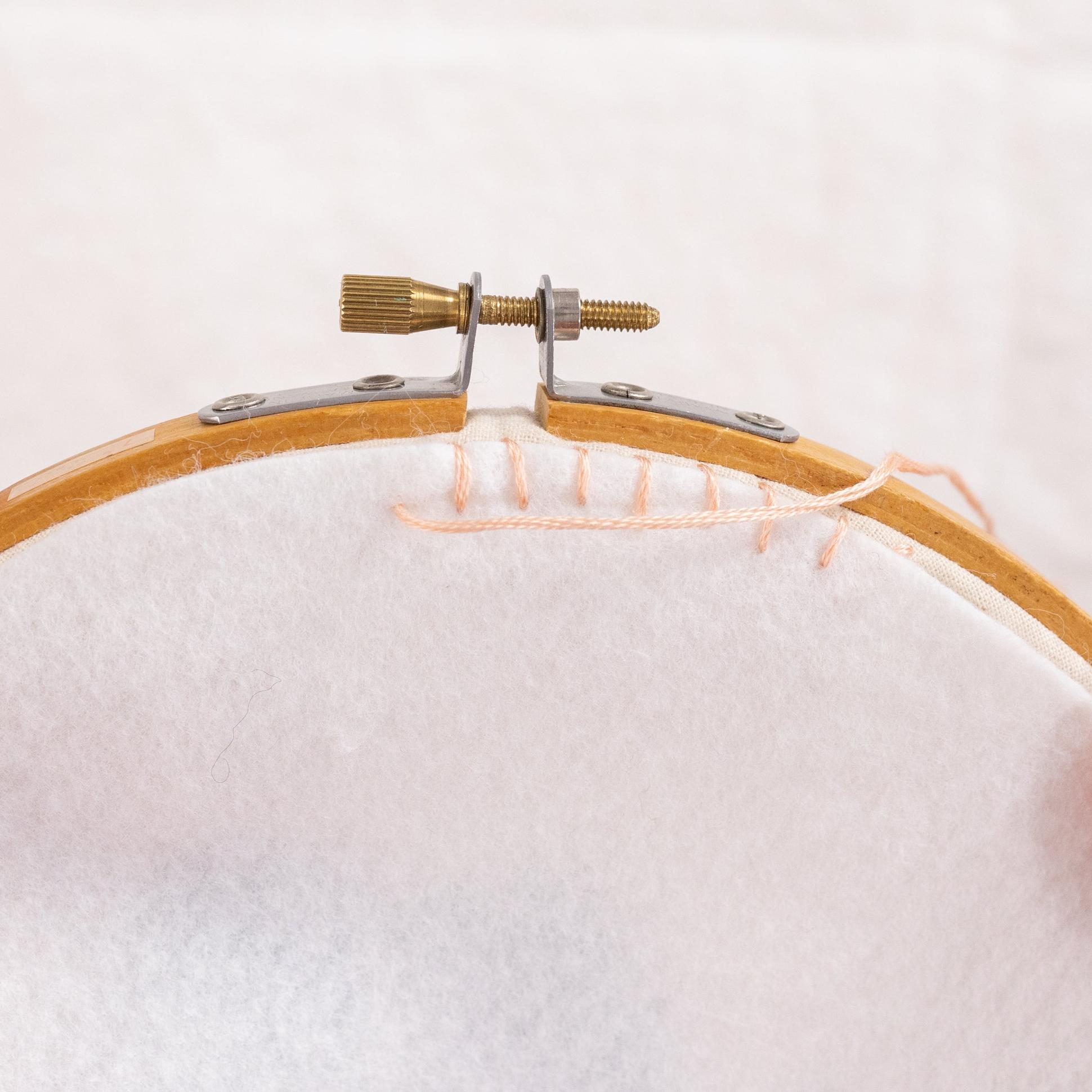 Finishing Your Hoop With a Fabric Back - Learn This Modern Embroidery ...