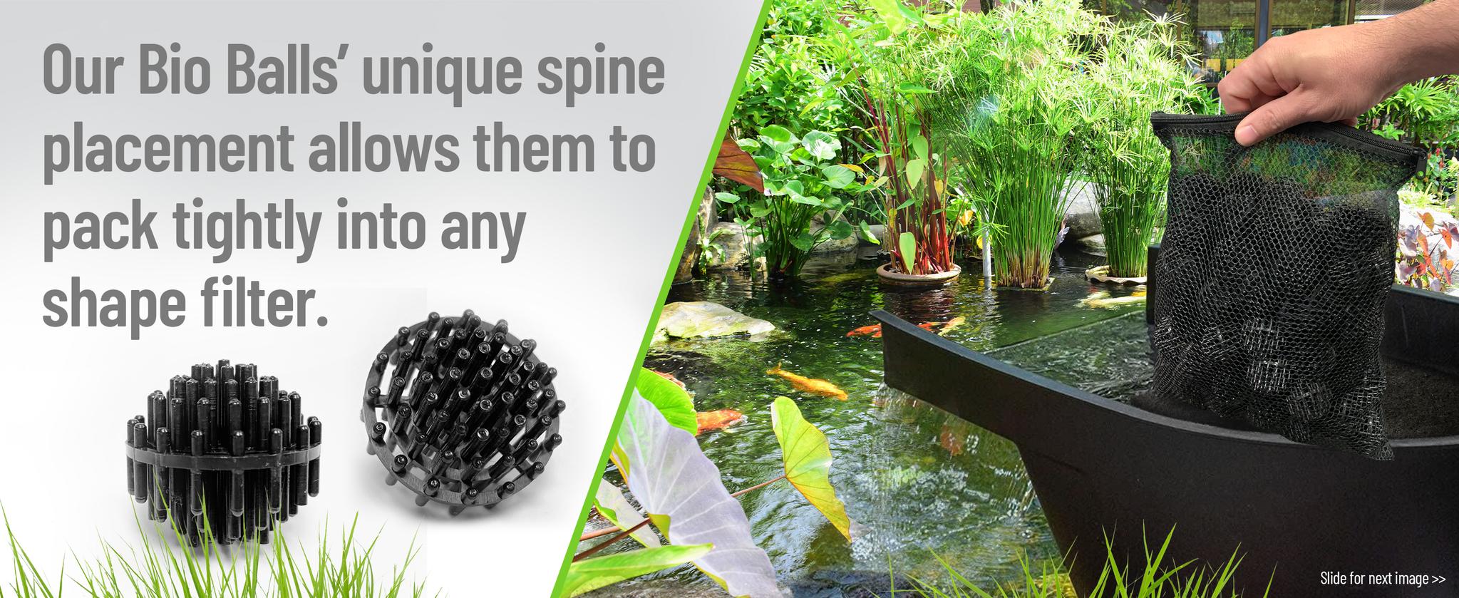 1.5" Bio Balls – Pond Filter Media for Biological Filtration – Aquatic ...