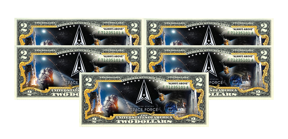 NEW 'Space Force' $2 Bill