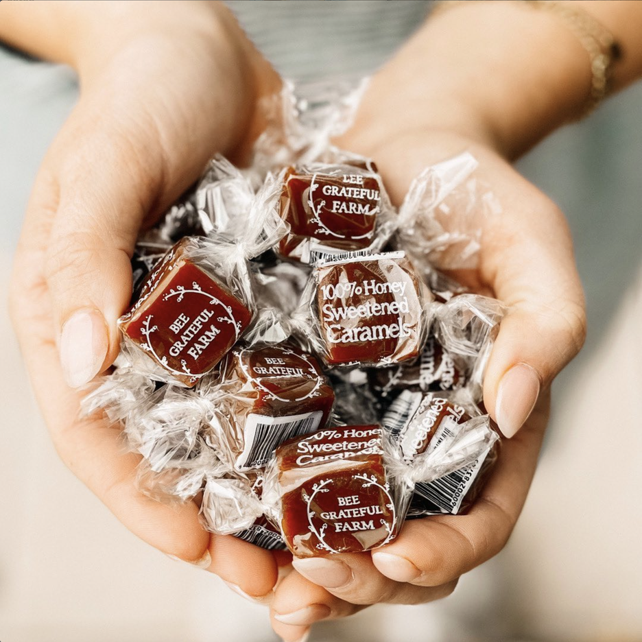 Honey Caramels Gift Givers Delight (10 Bags) | Bee Grateful Candy