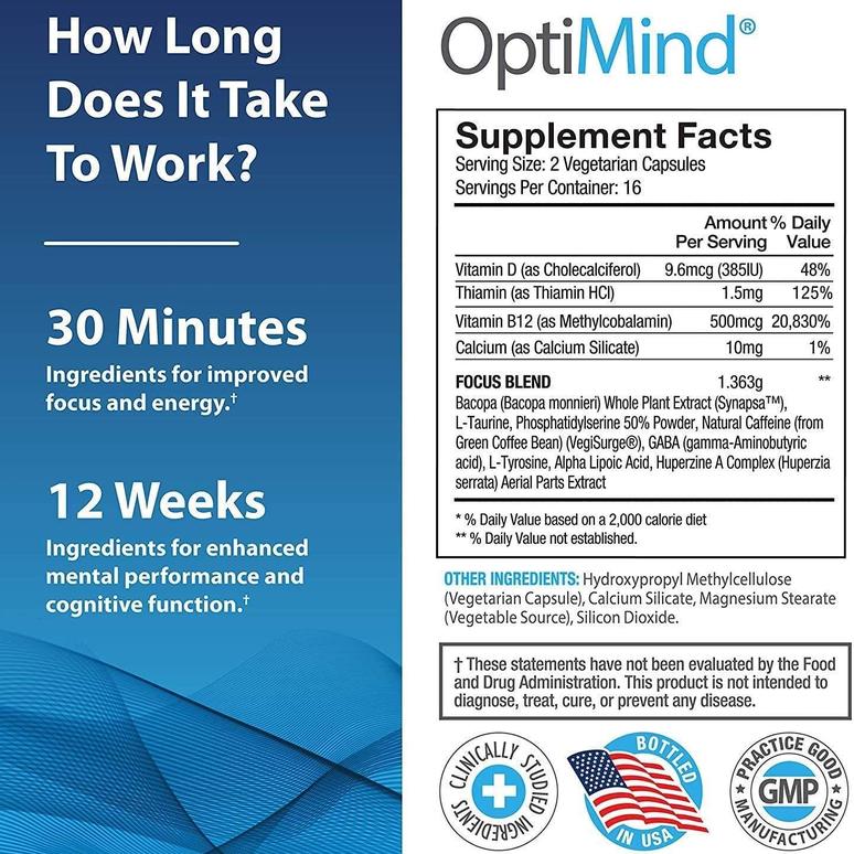 OptiMind Nootropic Energy Supplement – Alternascript