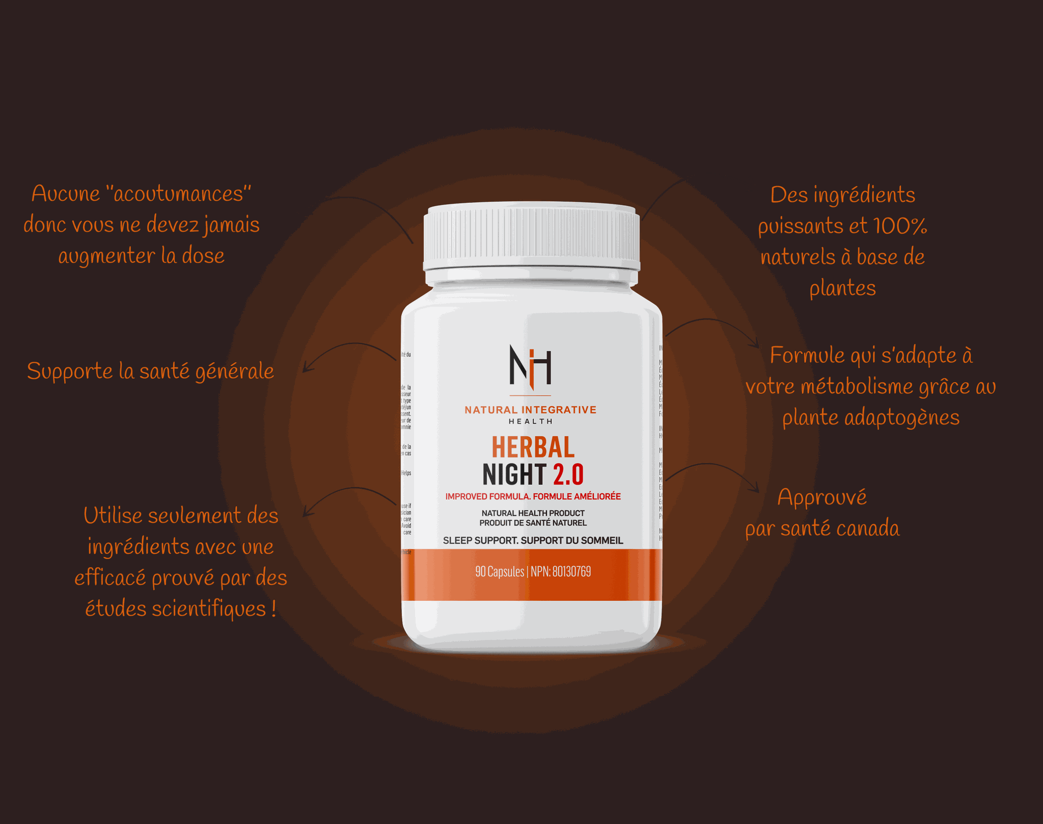 Herbal Night : Supplement Pour Un Sommeil Profond