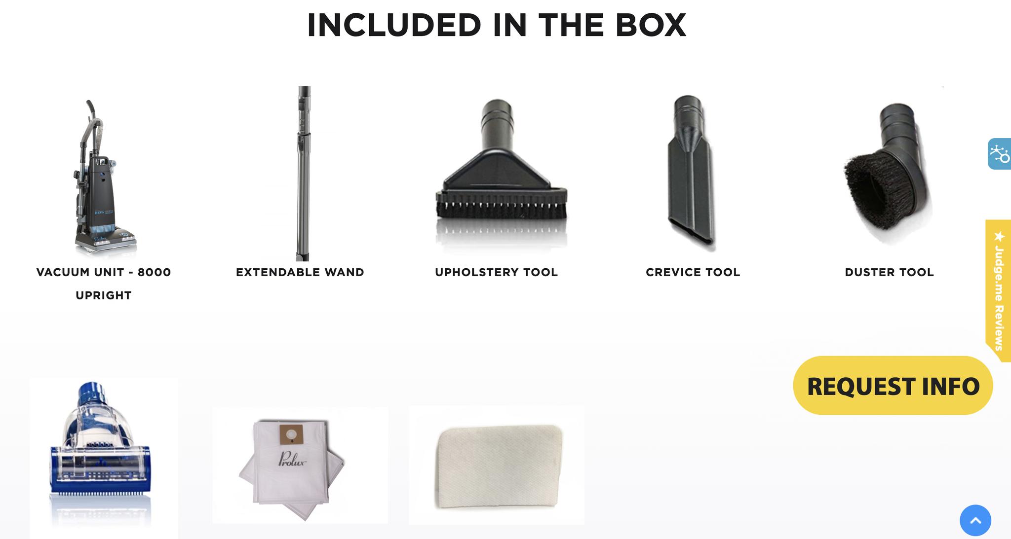 New Prolux Commercial Product page