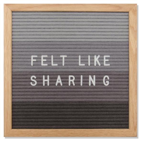 Felt Like Sharing Letter Board Collection