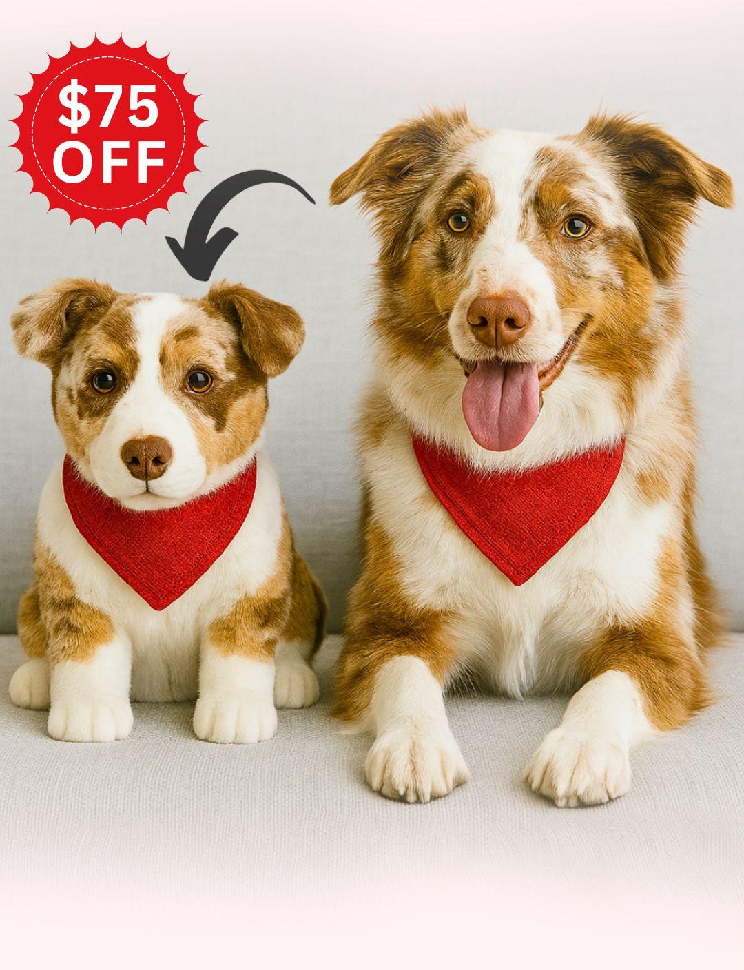 Custom Stuffed Animal of Your Pet | Handmade Pet Plush Replica