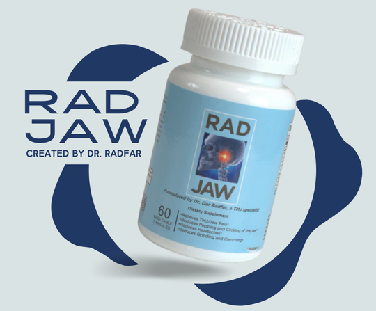 Reduce Jaw Pain with Rad Jaw All Natural Supplement | Rad Health Inc