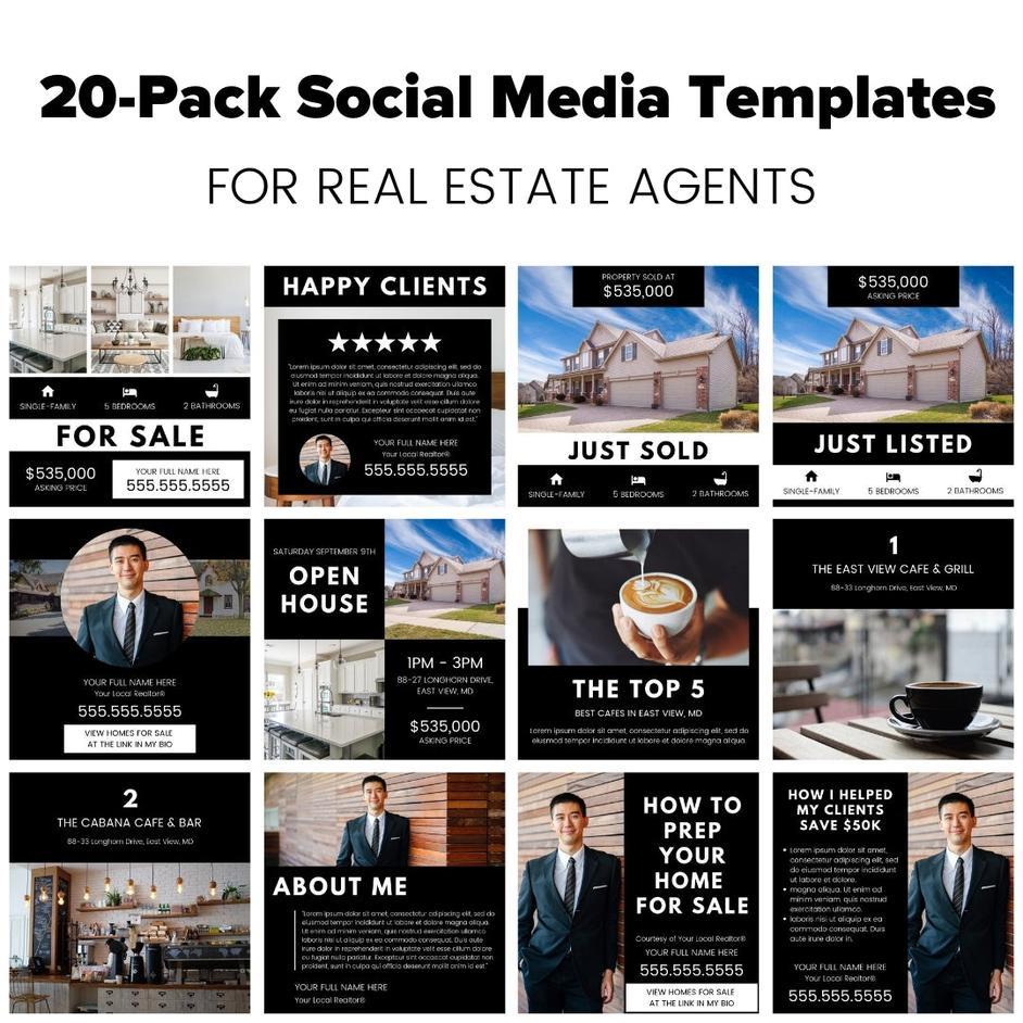 Modern Marketing Designs for Real Estate Agents – Designed For Agents, LLC.