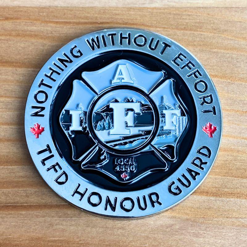 Custom Firefighter Challenge Coins - Strike Your Coin