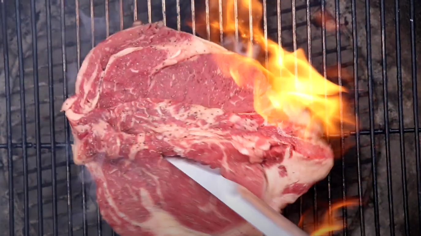 How to Cut and Grill A Heart Shaped Ribeye Steak! Grillaholics SPG+But
