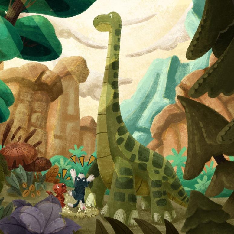 The Adventures of Cranpup: The Cranasaurus & The T-Rex