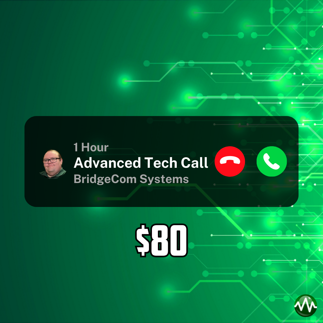 Advanced Tech Call – BridgeCom Systems