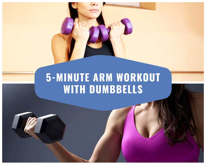 5-Minute Arm Workout With Dumbbells – Sports Wholesale Supply