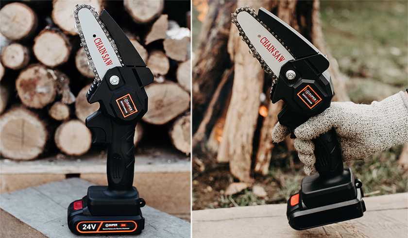 The SuperSaw - Ultra-Powerful Handheld Mini Chainsaw – SuperBrandTools