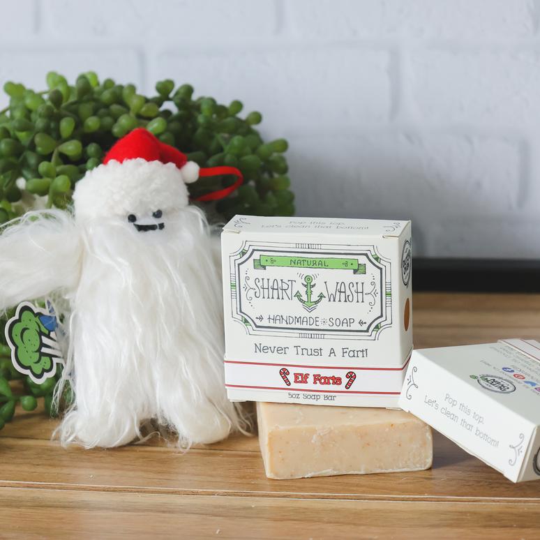 Shart Wash Soap - Elf Farts Oatmeal Spice | Natural Handmade Soap Gifts