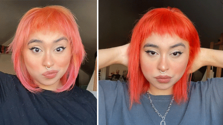 Transition From Ruby Red to Bright Orange