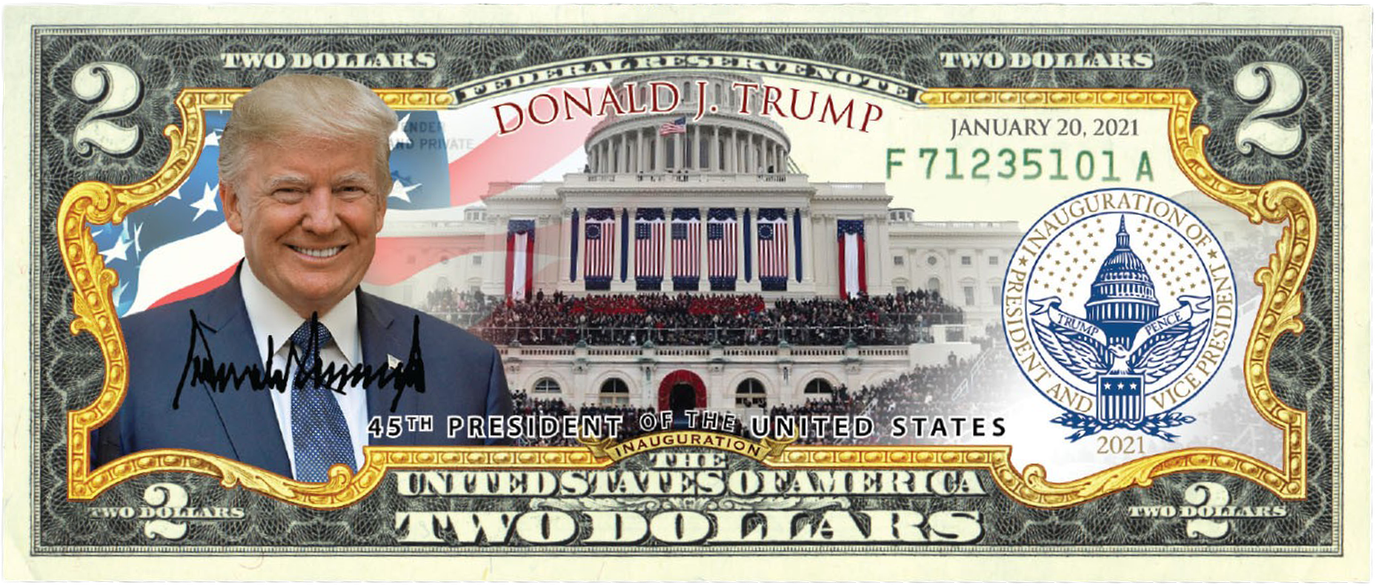 Trump '2021 Inauguration' $2 Bill