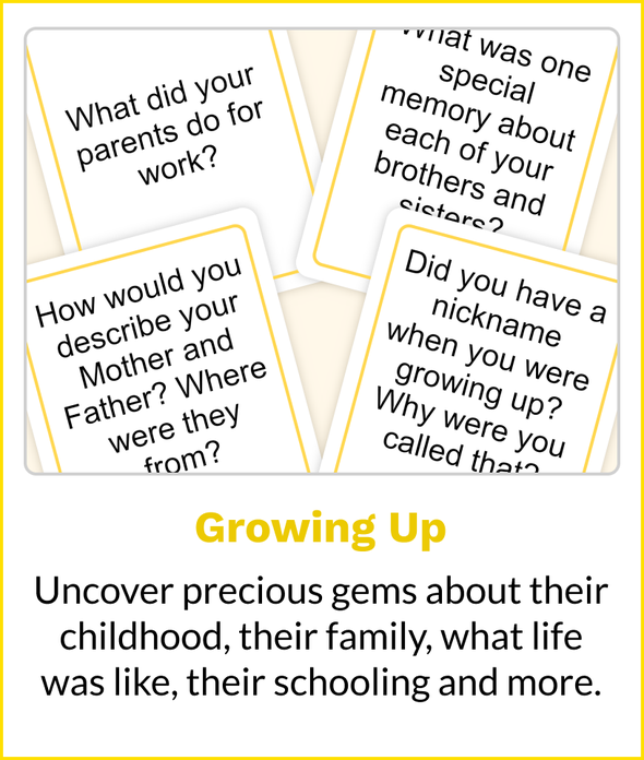 GENERATIONS Pack – Talking Point Cards