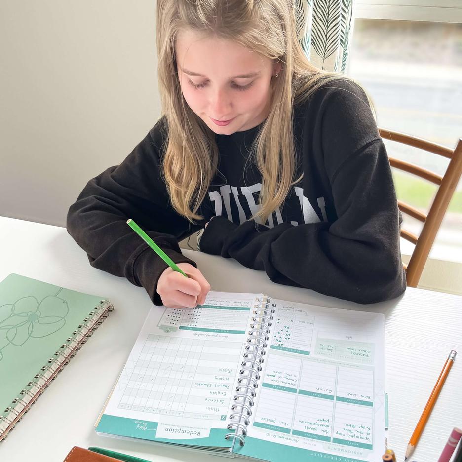 Middle School Homeschool Planner