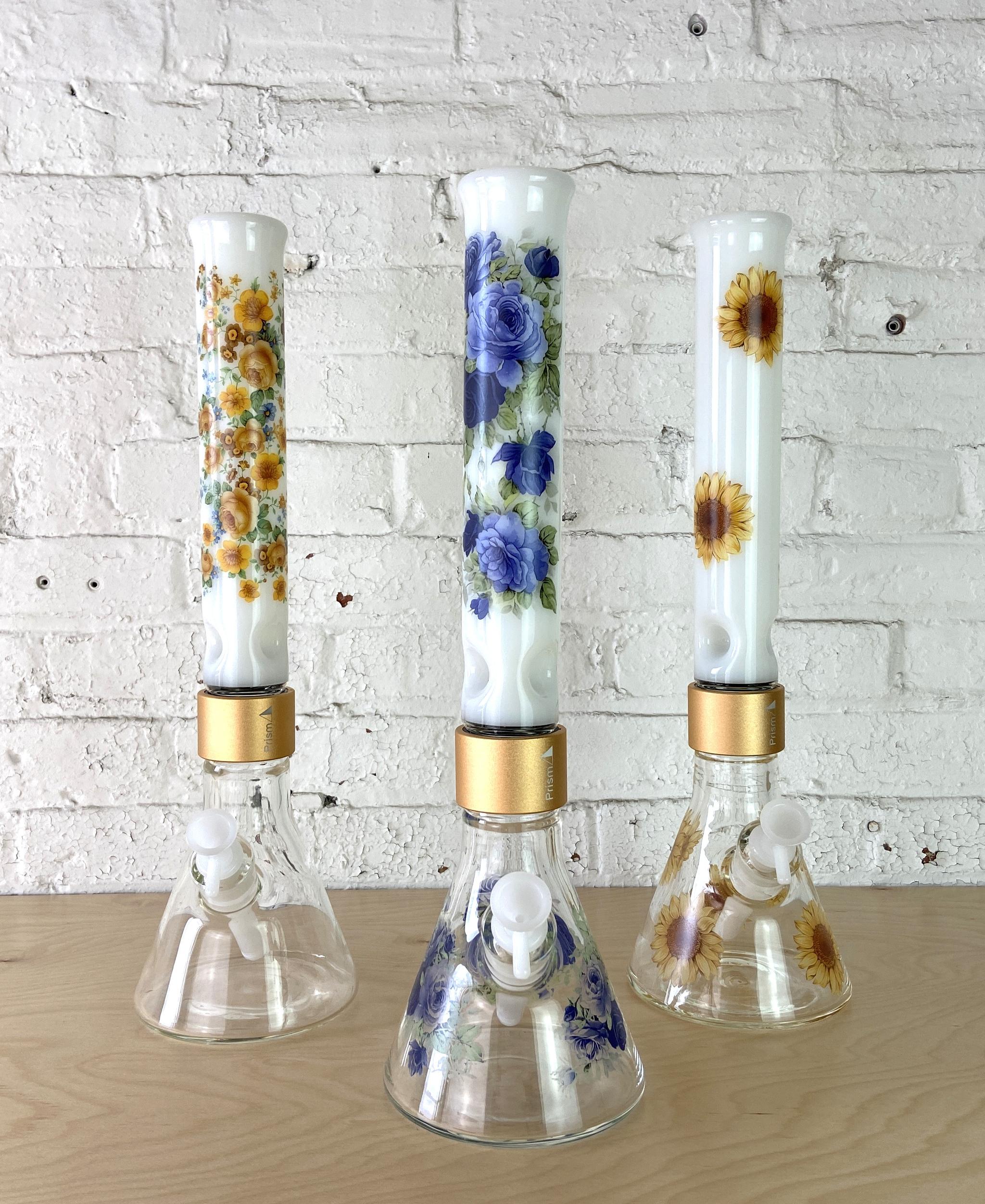Prism Water Pipes Floral Bongs