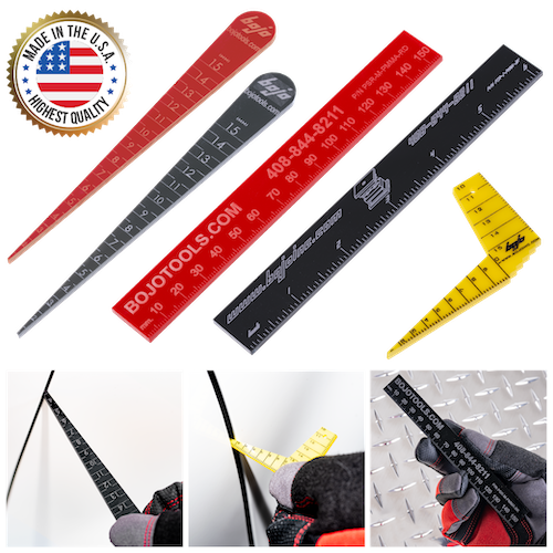 Bojo Tools Non-Marring Plastic Gap Gauge Tools and Rulers