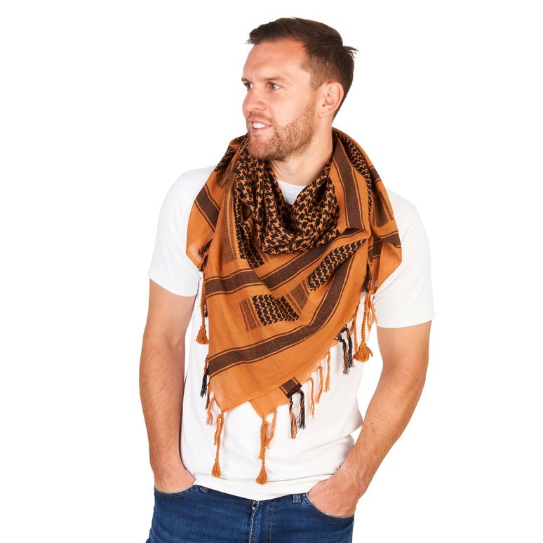 Desert Shemagh Scarf - Palestinian Arab Wrap 100% Cotton – LOVARZI