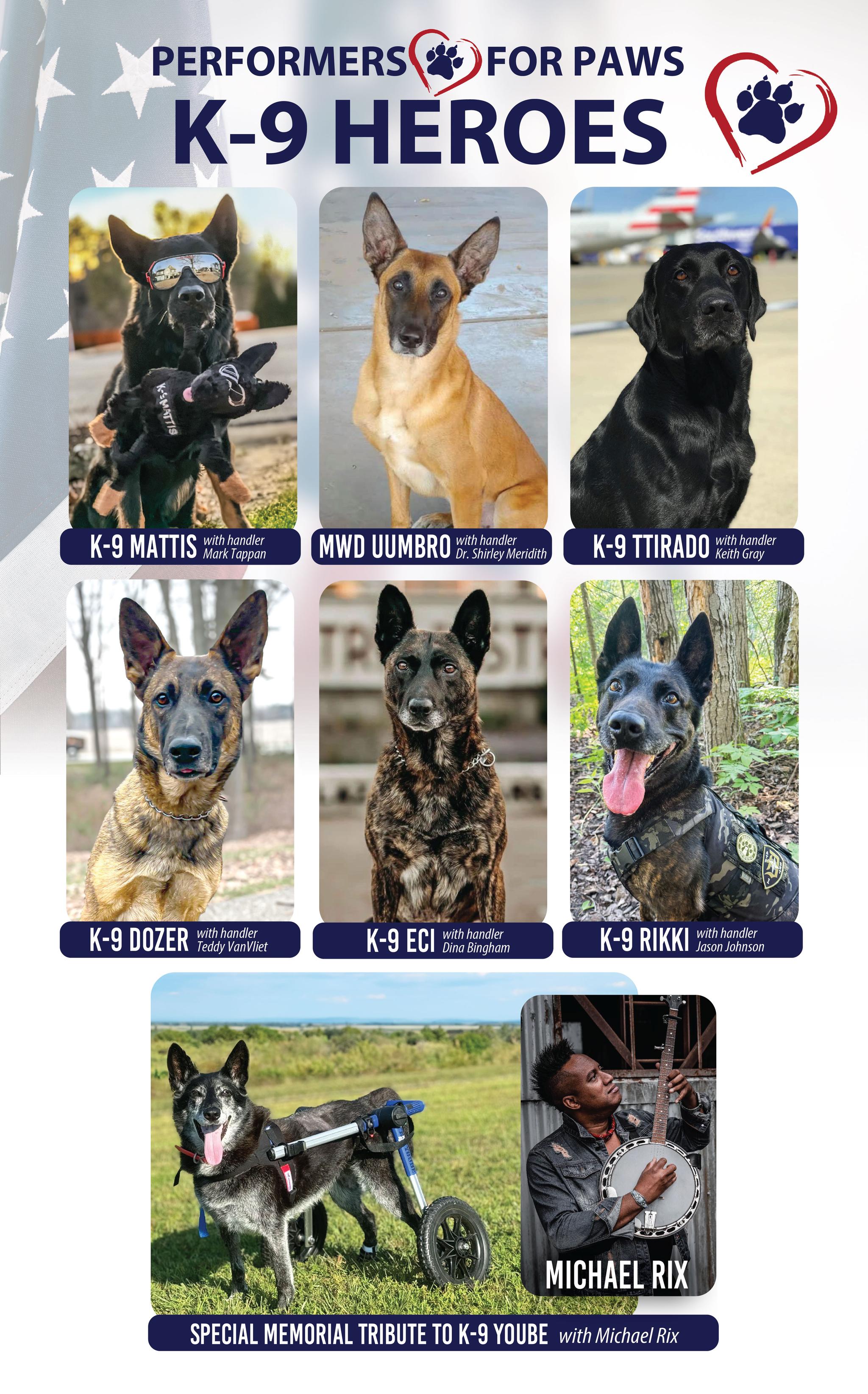 Performers for Paws – Project K-9 Hero