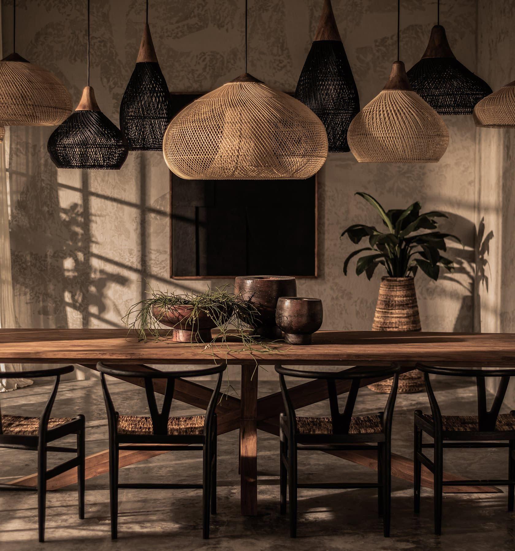 Bell Lamp - Large | Rustic lamp shade | Acumen Collection