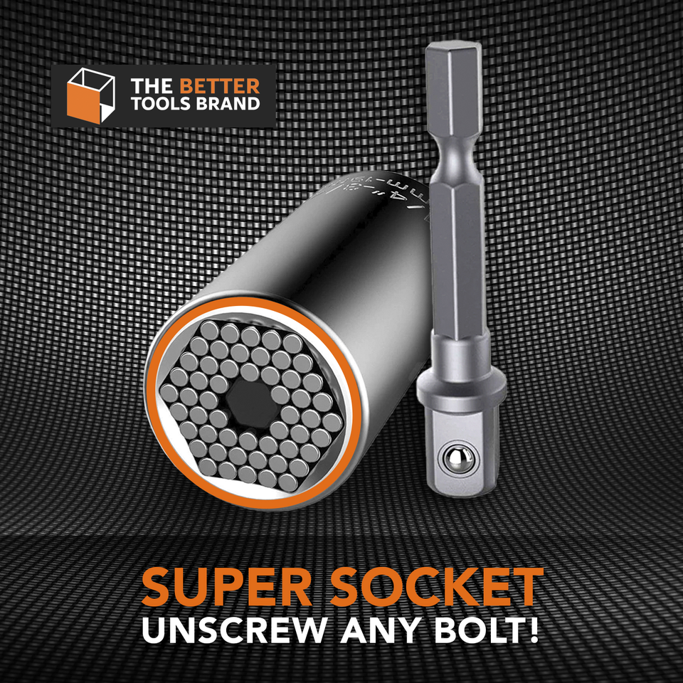 BetterTools SuperSocket - One Tool to Unscrew Any Bolt!