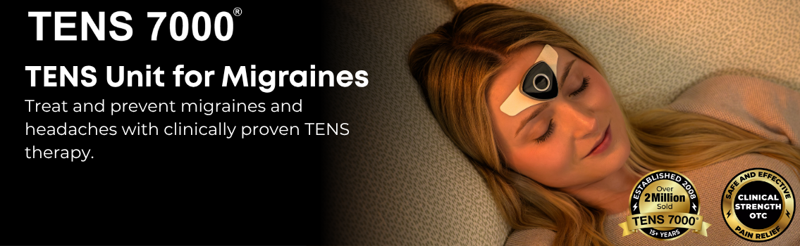 TENS 7000 TENS Unit for Migraines and Headache Relief