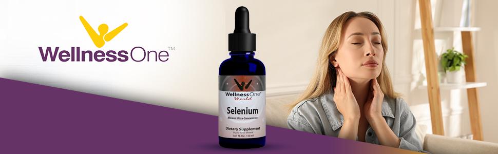 Selenium Drops - Liquid Ionic Mineral Supplement 50 ml Bottle (100 Day