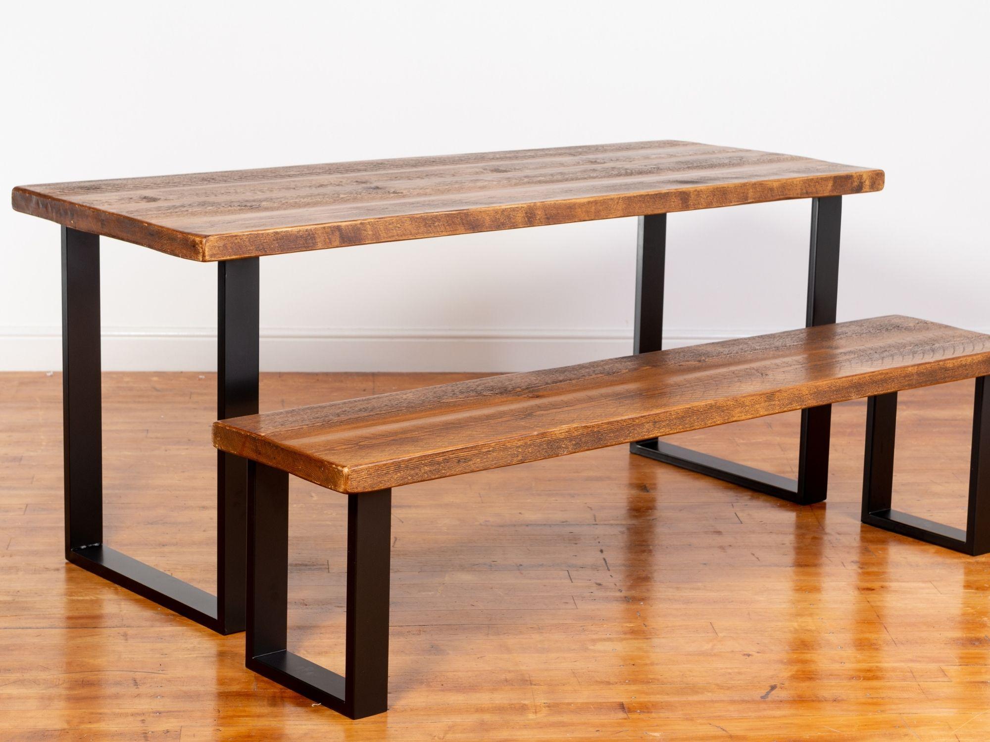 Helvellyn Industrial Dining Table - Square Legs - Acumen Collection