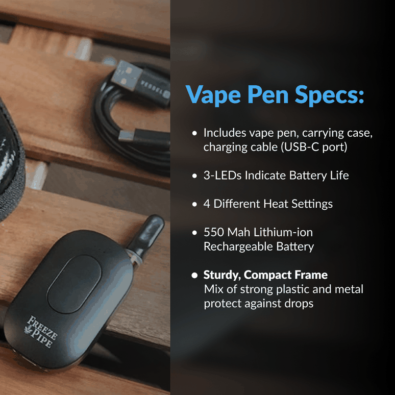 Vessel Compass Vape Pen | Smoke-Cooling Bundle | Smooth Hits – The ...