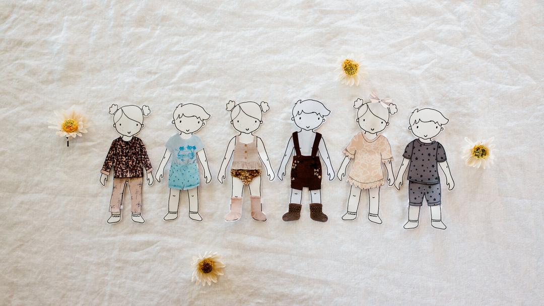Make your own Paper Dolls (with free printables!) – Clever Poppy