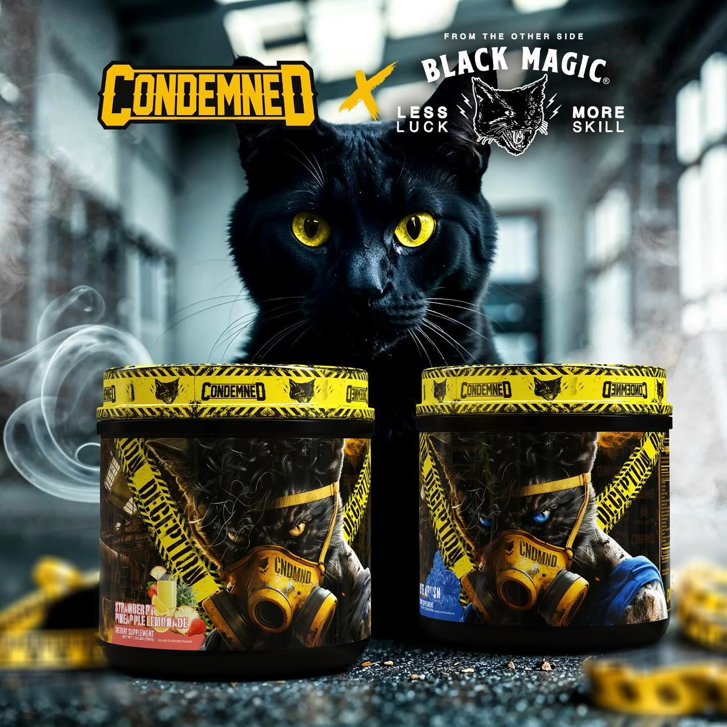 Deception Pre-Workout: Condemned Labz x Black Magic Collaboration (20 ...