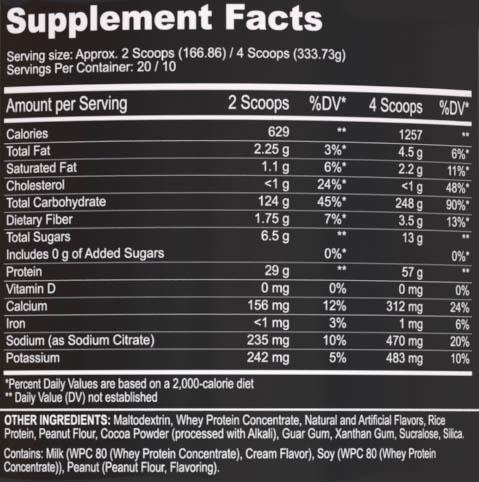 WICKED HUGE MASS GAINER – Black Magic Supply