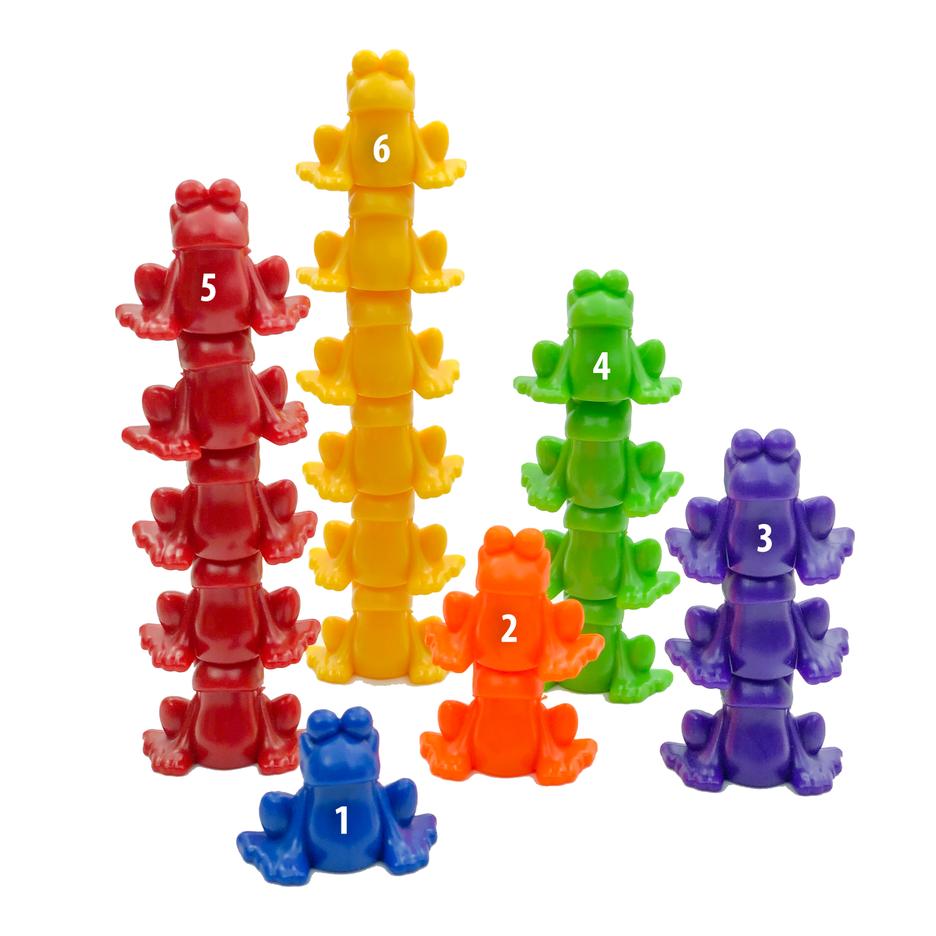Counting Toys for Kids Ages 3-5. Learning Frogs Color Sorting Toy Set ...