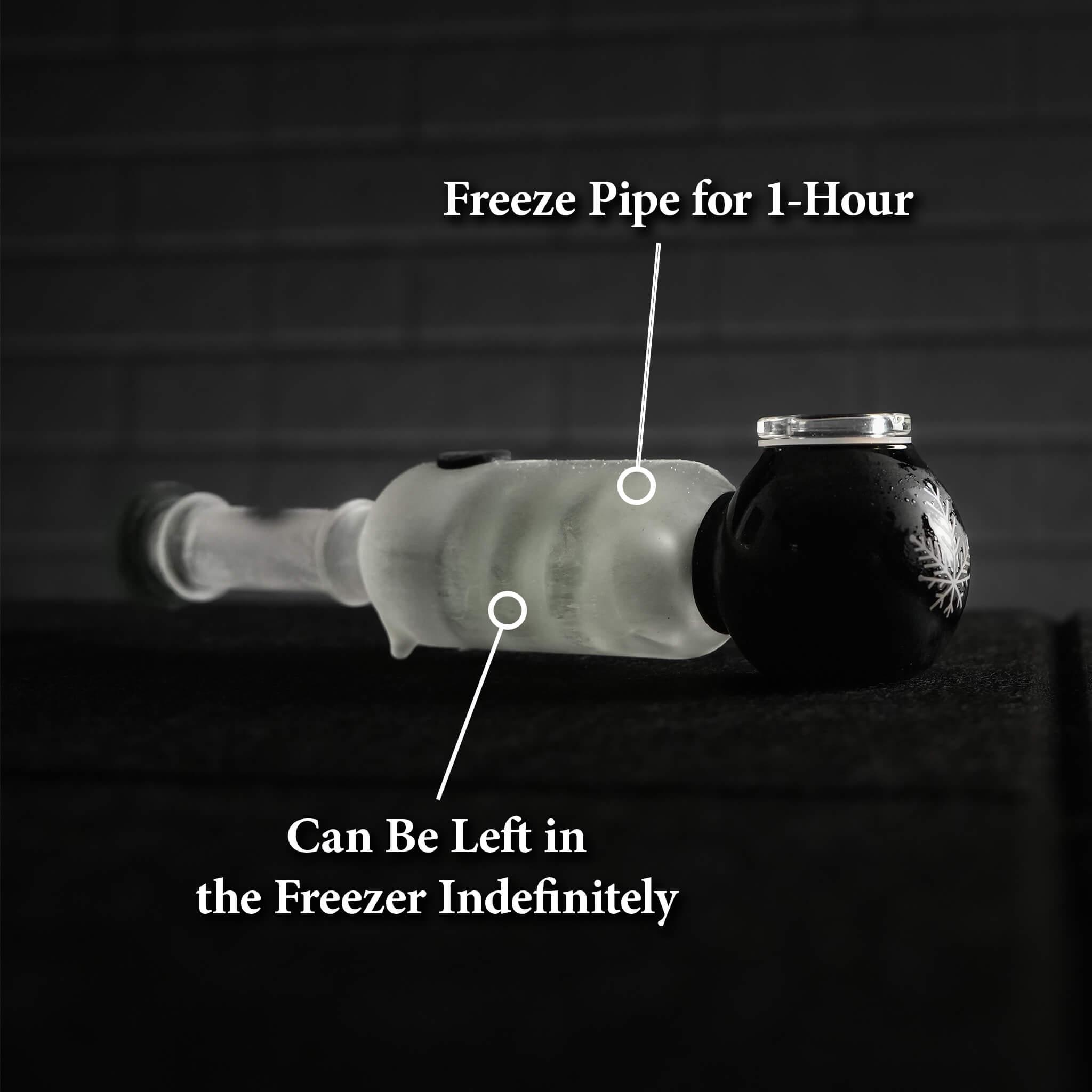 Glycerin Pipe | Freeze Pipe Spiral | Icy Puffs | Smooth Hits