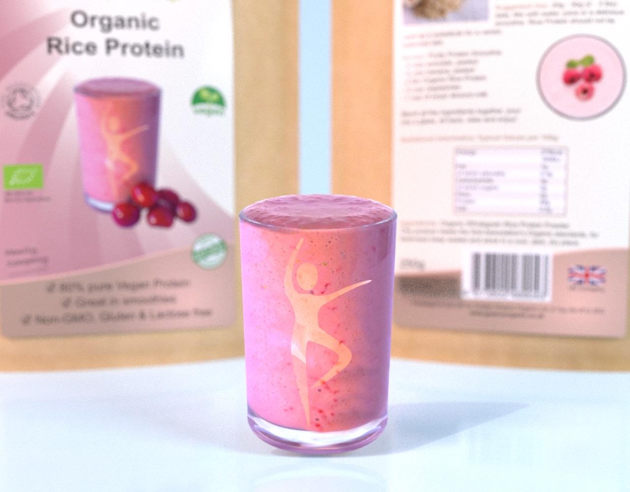 Organic Rice Protein Powder I Vegan High Protein Supplement Powder ...