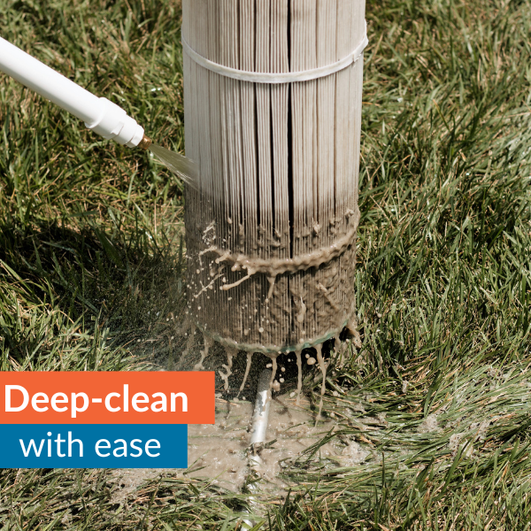 Cyclone Pool Filter Cleaning System