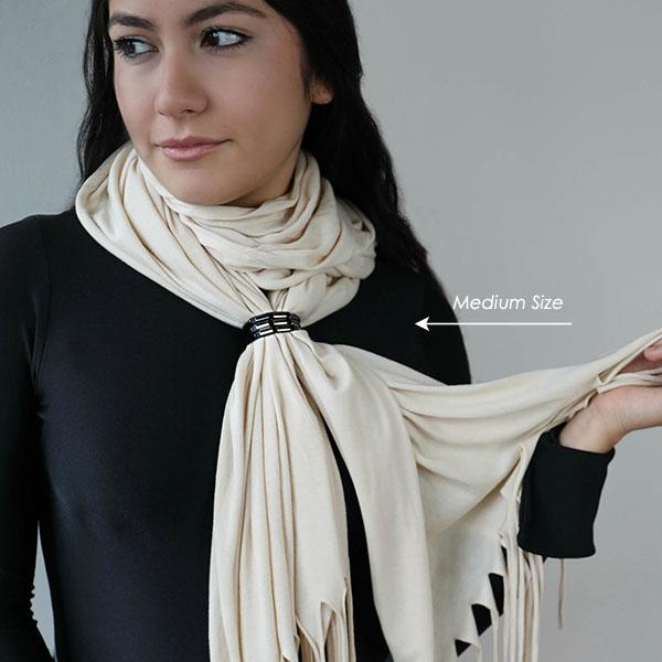 Jet Black Scarf Lock