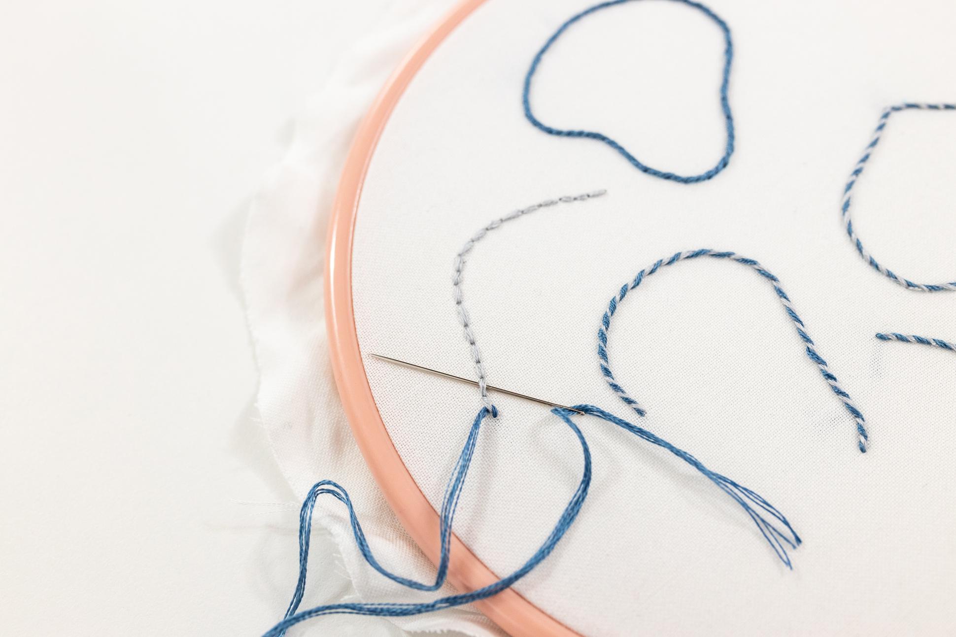 Whipped Back Stitch - Learn This Modern Embroidery Technique – Clever Poppy