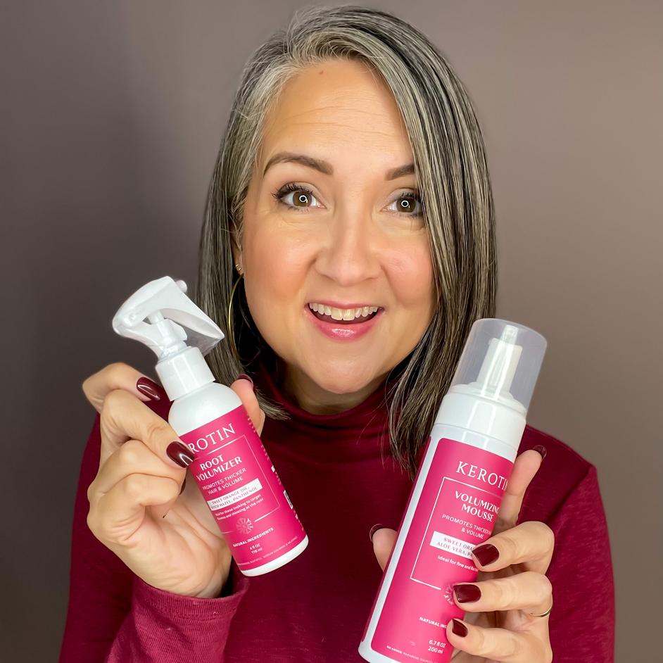 Kerotin Hair Volumizing Mousse & Root Volumizer