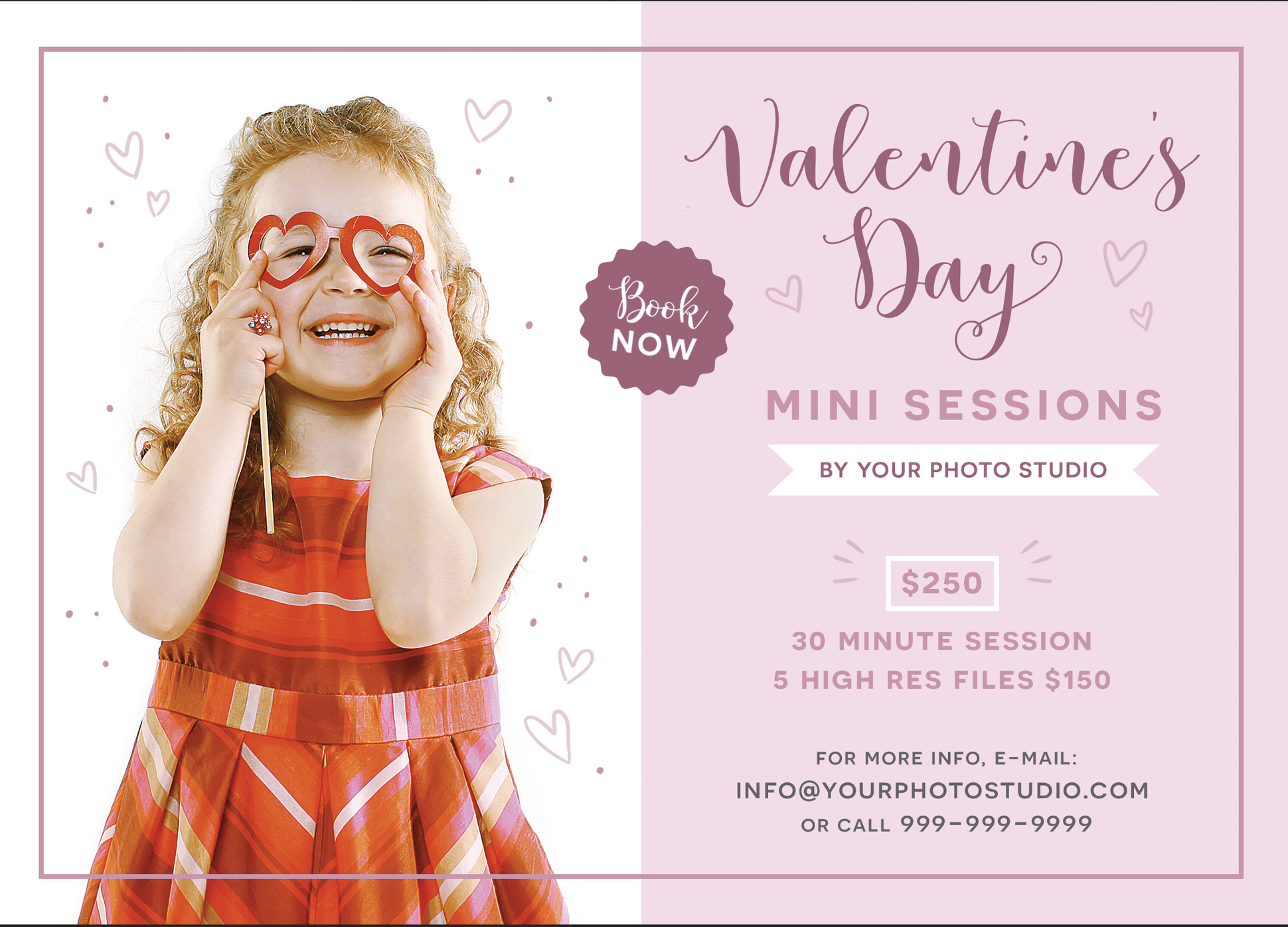 FREE Valentine's Mini Session Template - Magazine Mama