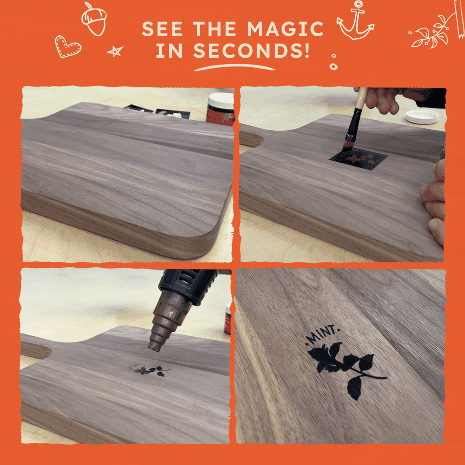 Scorch Paint - Heat Activated Craft Paint That Burns - Scorch Marker