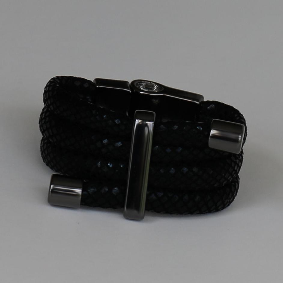 Jet Black Scarf Lock