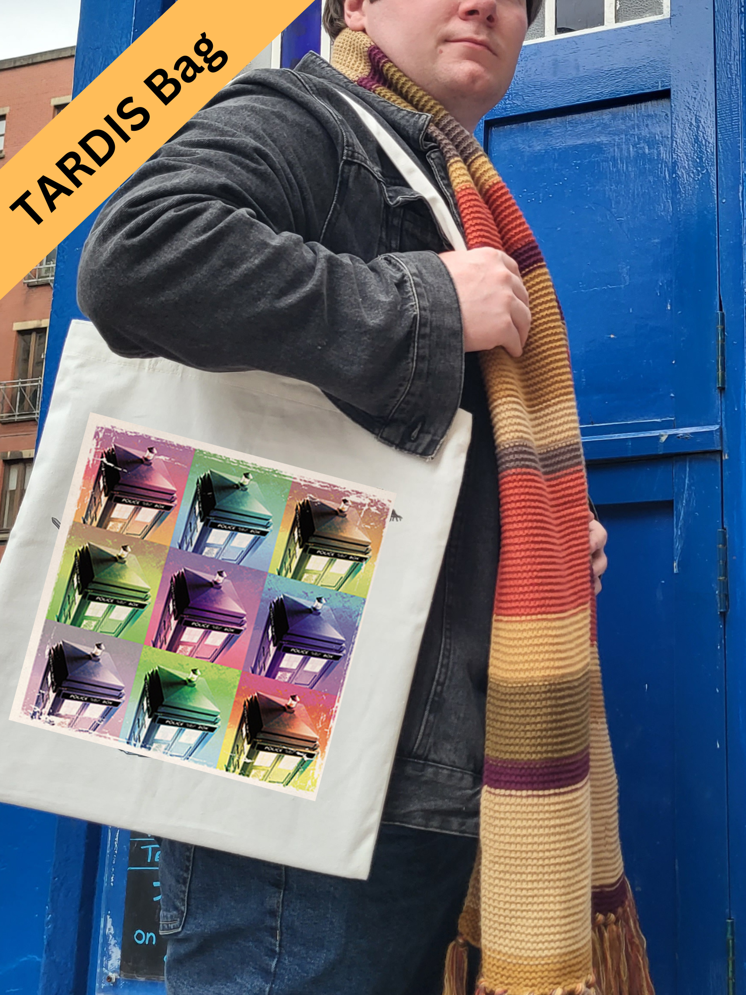 Doctor Who Tote Bag - Set of 3 Bags - Official BBC Doctor Who Canvas ...