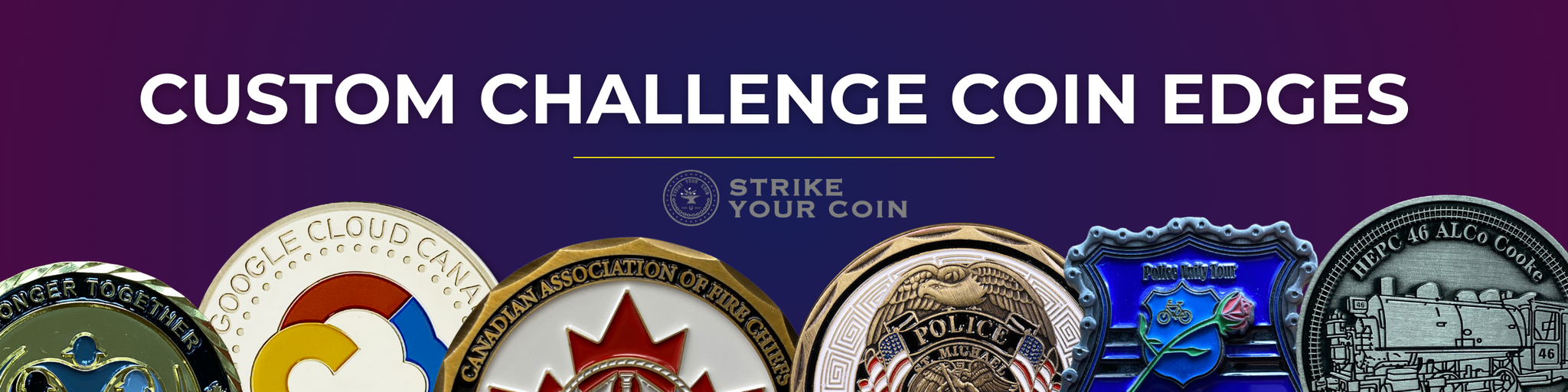 Types of Custom Coin Edges Explained - Strike Your Coin