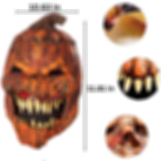 Pumpkin Mask With a Movable Jaw – ffmetro