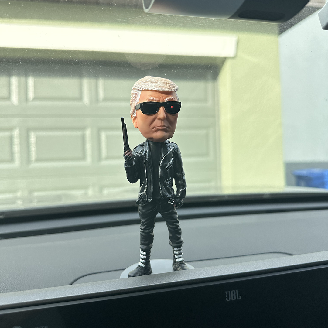 Trumpinator Bobblehead - Car Dashboard